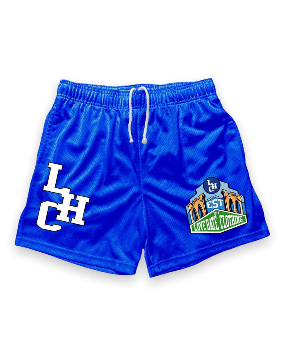 LHC Mesh Shorts (Royal Blue) – Love Hate Clothing LLC